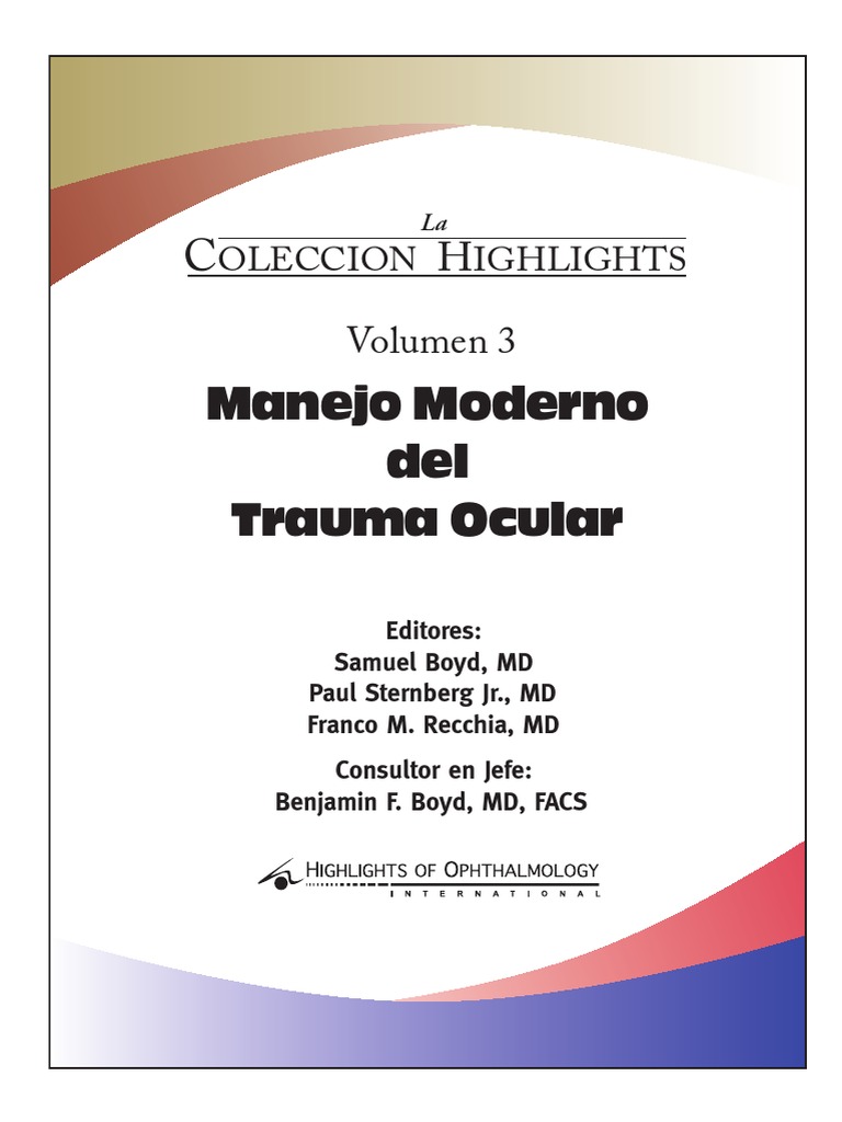 Trauma Ocular PDF | PDF | Ojo humano | Lesión
