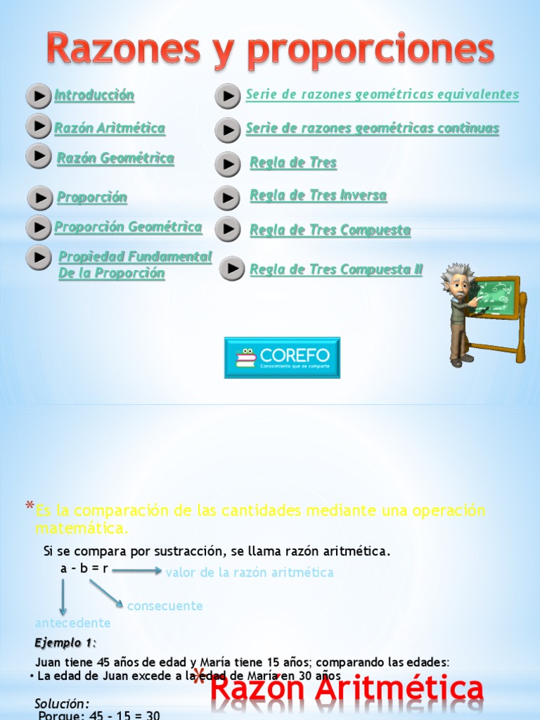 MAT2P U1 Razones y Proporciones | PDF | Proporción | Matemática Elemental