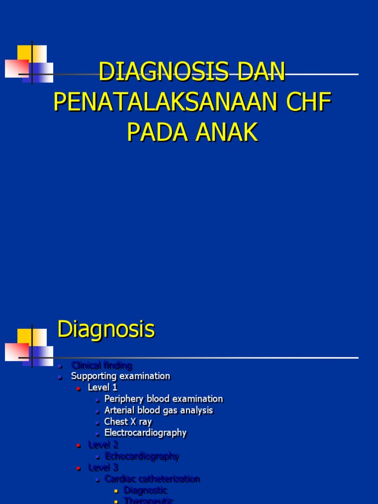Diagnosis Treatmen CHD Anak | PDF | Heart | Coronary Artery Disease