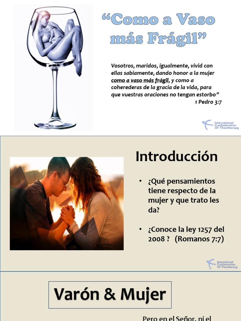 Como A Vaso Más Fragil | PDF
