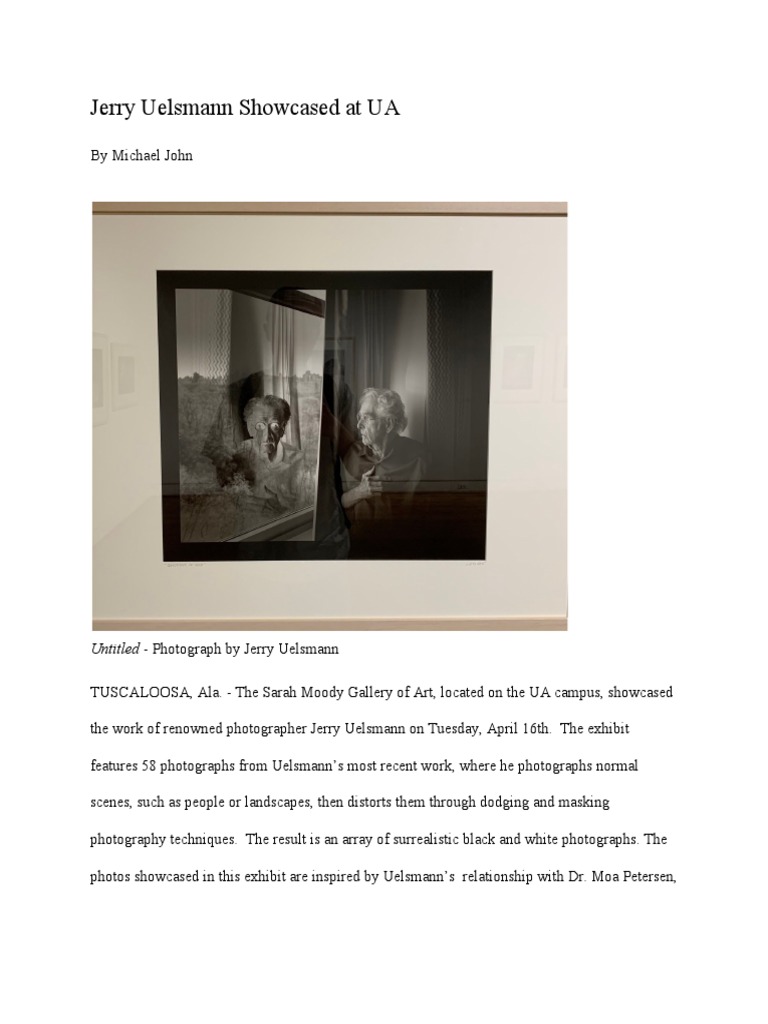 Jerry Uelsmann Photography Exhibit at UA | PDF