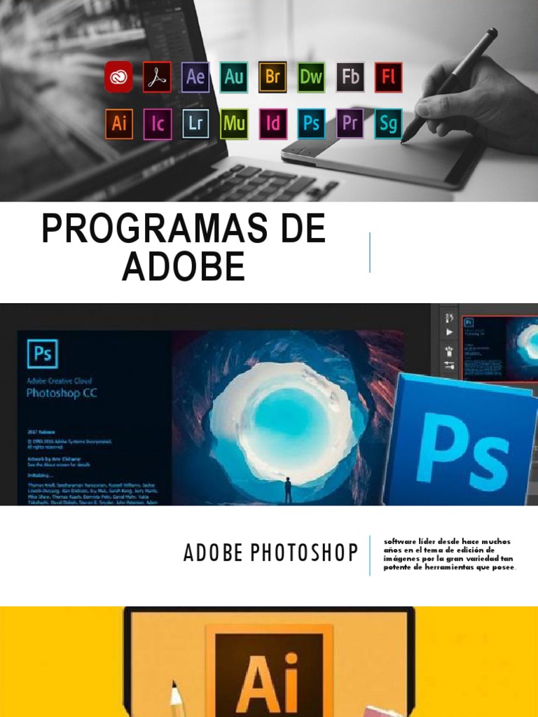 Los principales programas de Adobe para creación de contenido | PDF ...