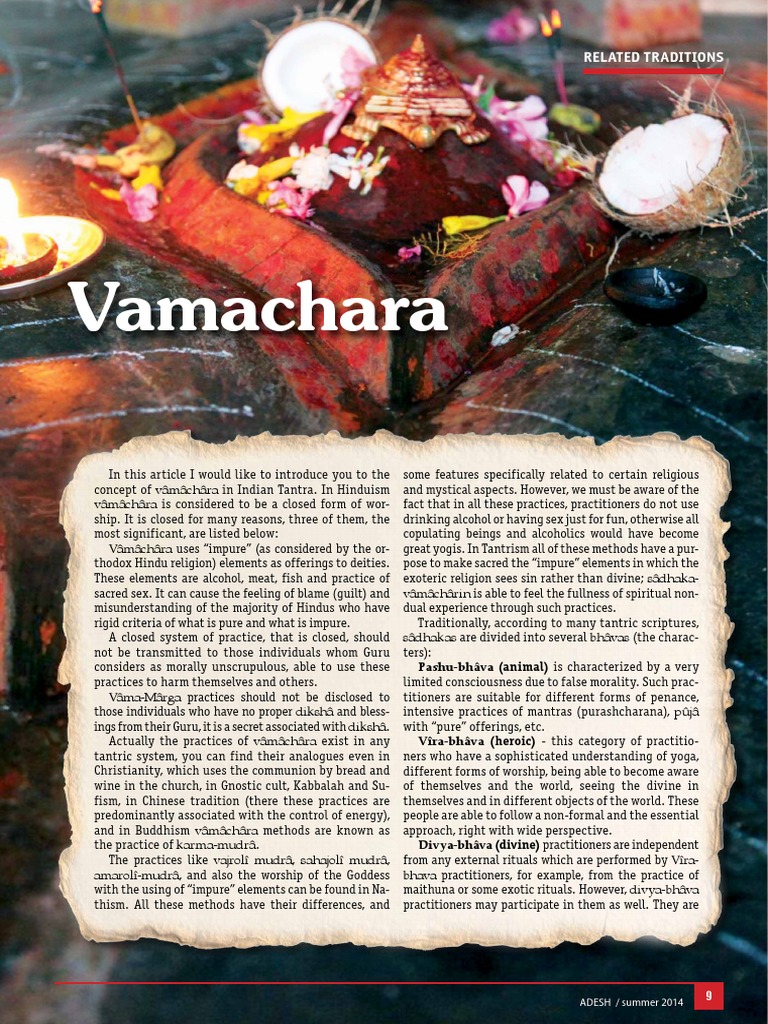Vamachara PDF | PDF | Tantra | Worship