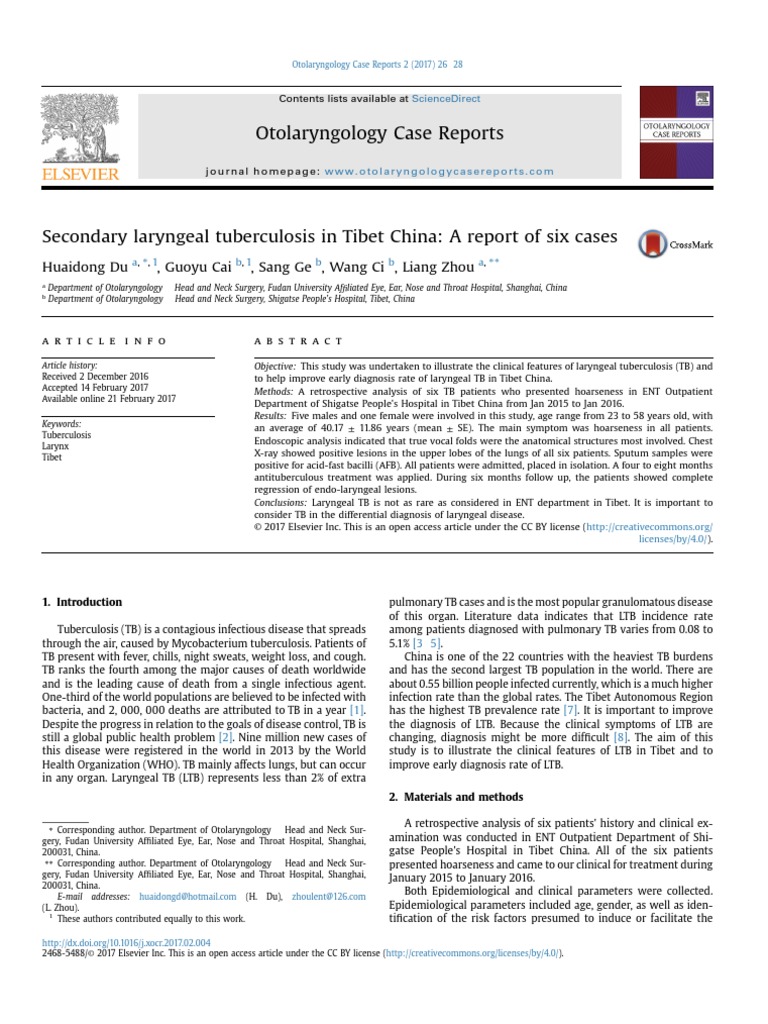 TB Sekunder Jurnal | PDF | Tuberculosis | Infection