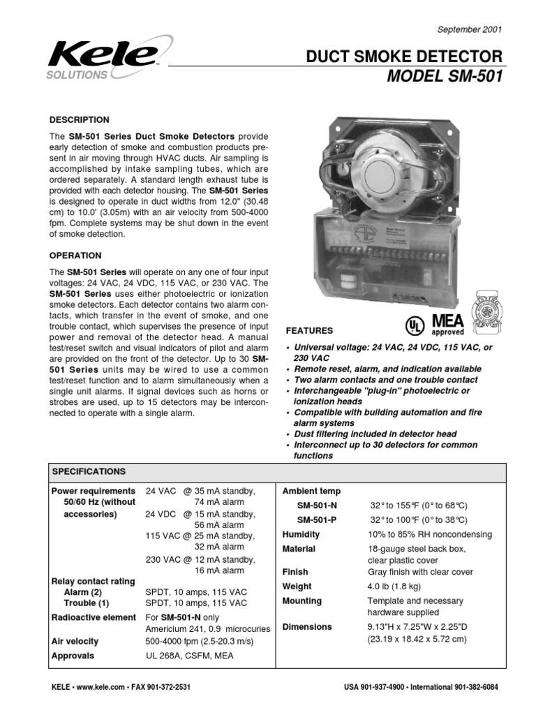 SM 501 Ds | PDF | Duct (Flow) | Manufactured Goods