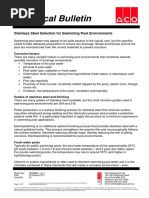 Pool Care Cheat Sheet | PDF | Water | Chemical Engineering