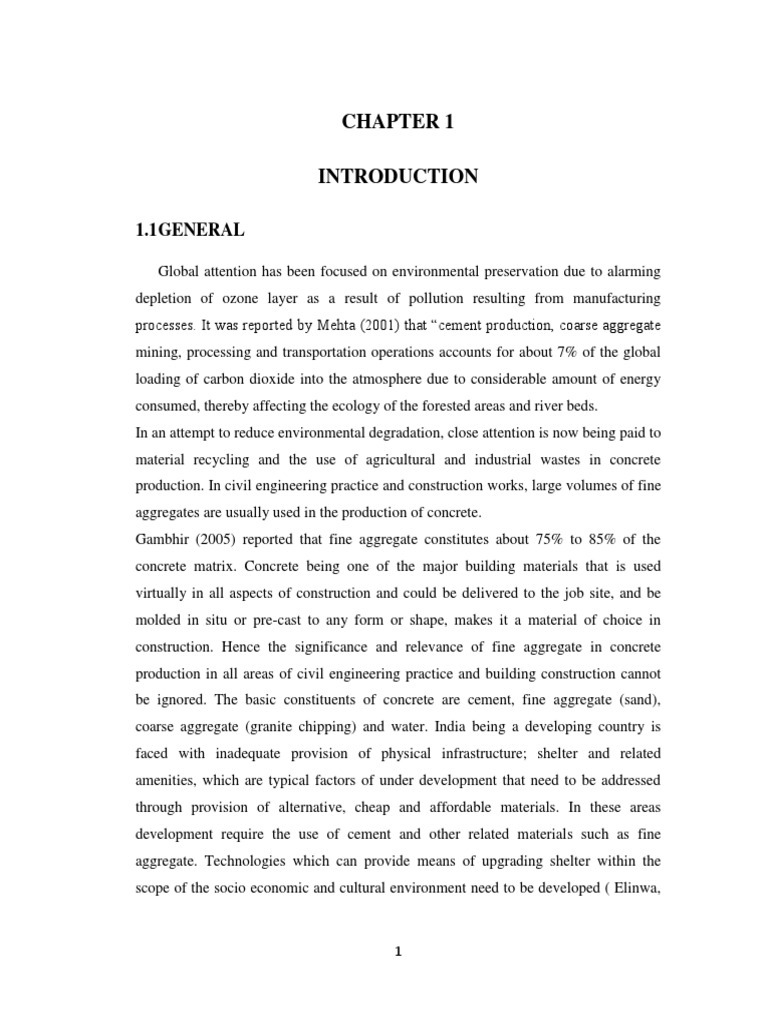 Thesis | PDF | Construction Aggregate | Concrete