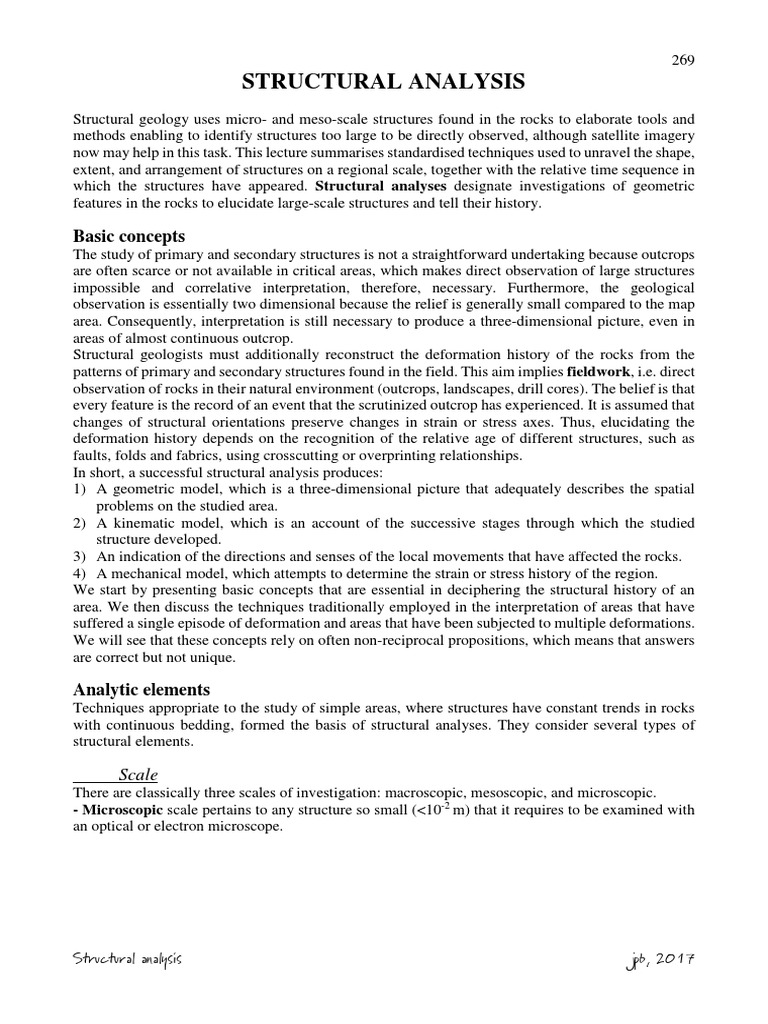 Structural Analysis | PDF | Structural Geology | Stratigraphy