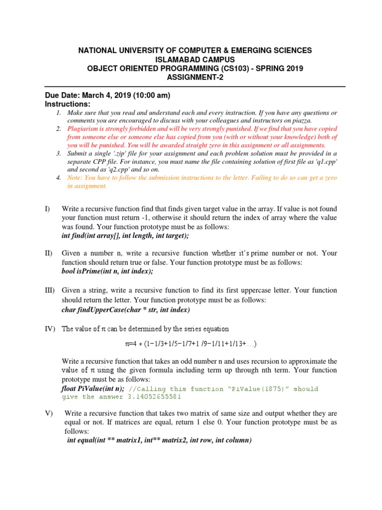 Assignment 2 | PDF | Subroutine | Parameter (Computer Programming) Assignment 2 | PDF | Subroutine | Parameter (Computer Programming)