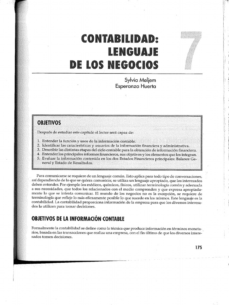 Cap7 - Contabilidad | PDF | Contabilidad y Auditoria