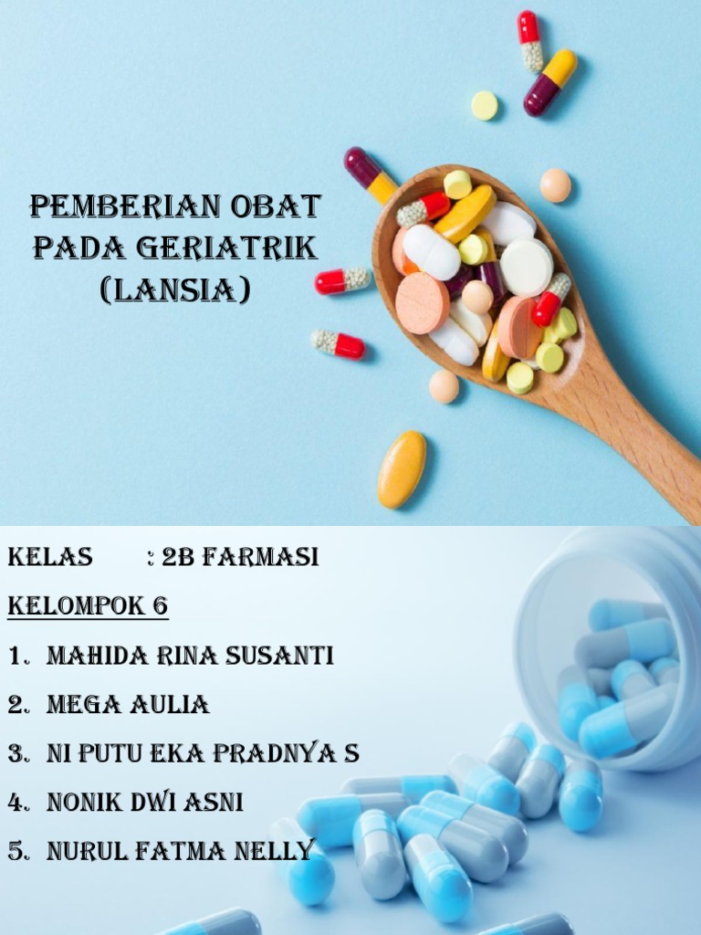 Pemberian Obat pada Lansia: Panduan SEO | PDF | Kesehatan Holistik