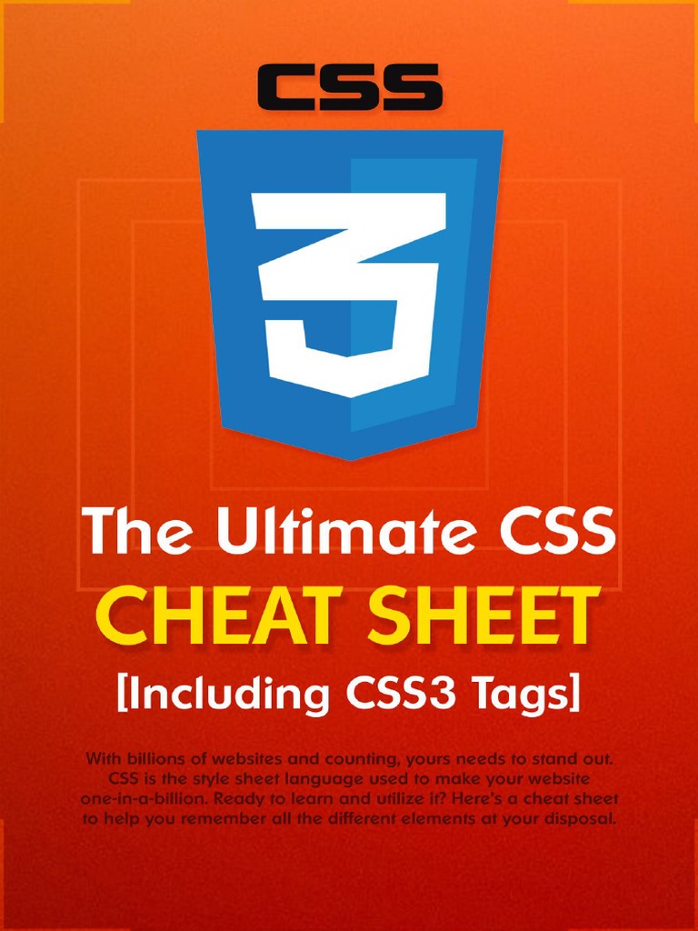CSS3 Cheat Sheet PDF | PDF
