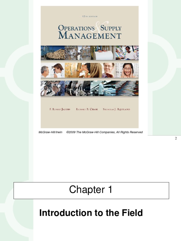 1-1 Mcgraw-Hill/Irwin ©2009 The Mcgraw-Hill Companies, All Rights ...