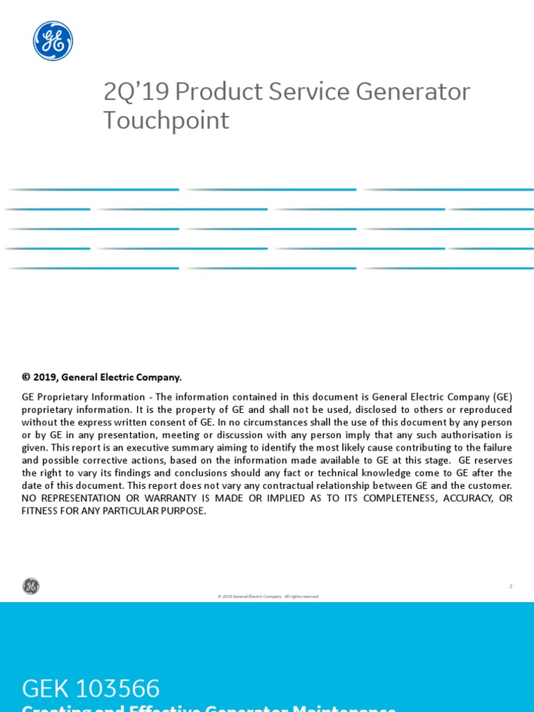 GE Generator | PDF | Switch | Duct (Flow)