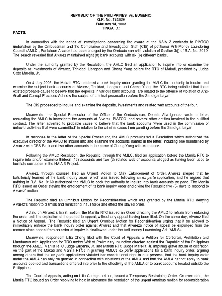 Bank Inquiry Orders in Philippine Law | PDF | Loans | Credit
