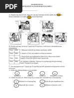 Pre-Test Esp Q1 | PDF