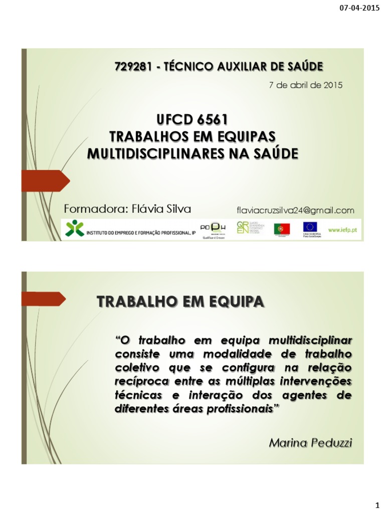 3. UFCD 6561.pdf | Liderança | Aprendizado