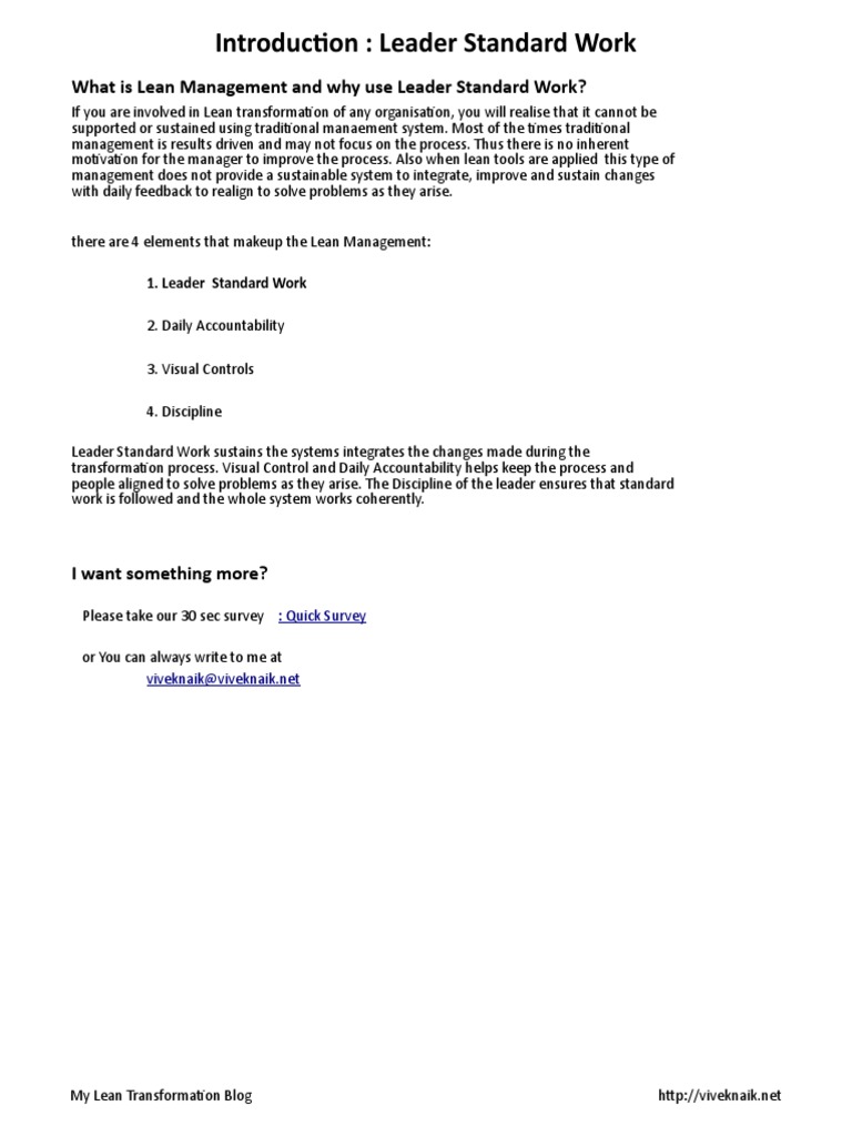 Lean Leadership Essentials | PDF | Lean Manufacturing | Leadership