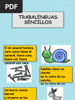 Trabalenguas | PDF