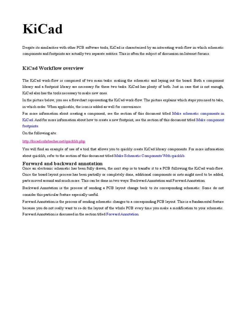Kicad Manual | PDF | Workflow | Icon (Computing)