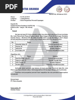 Surat Permohonan Pergantian Personil | PDF