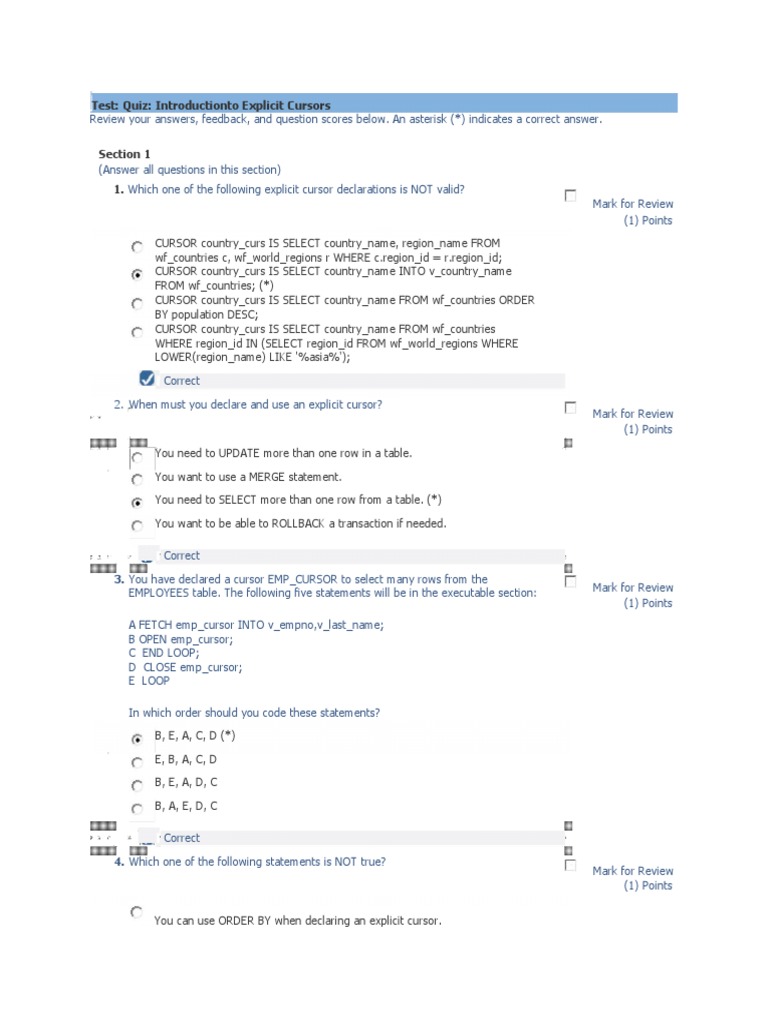 Section 5 | PDF | Pl/Sql | Control Flow