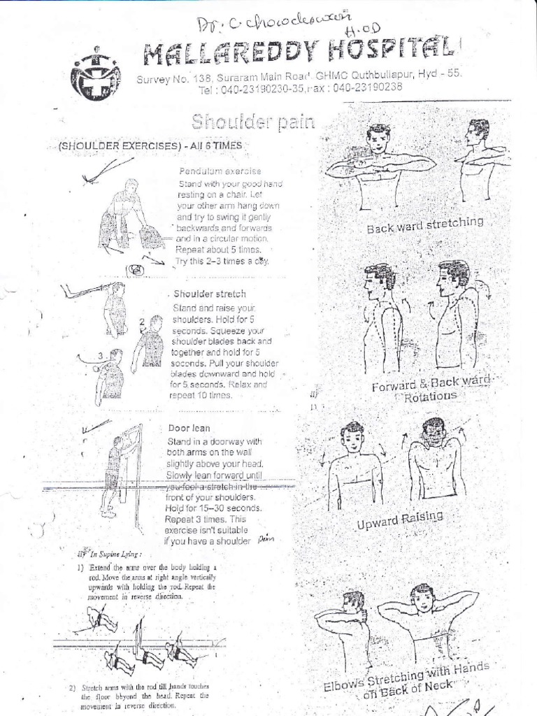 Shoulder Exercise1 | PDF