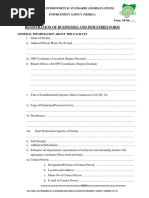 NITA Application - Form 1 | PDF