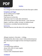 Scabies | PDF | Clinical Medicine | Dermatology