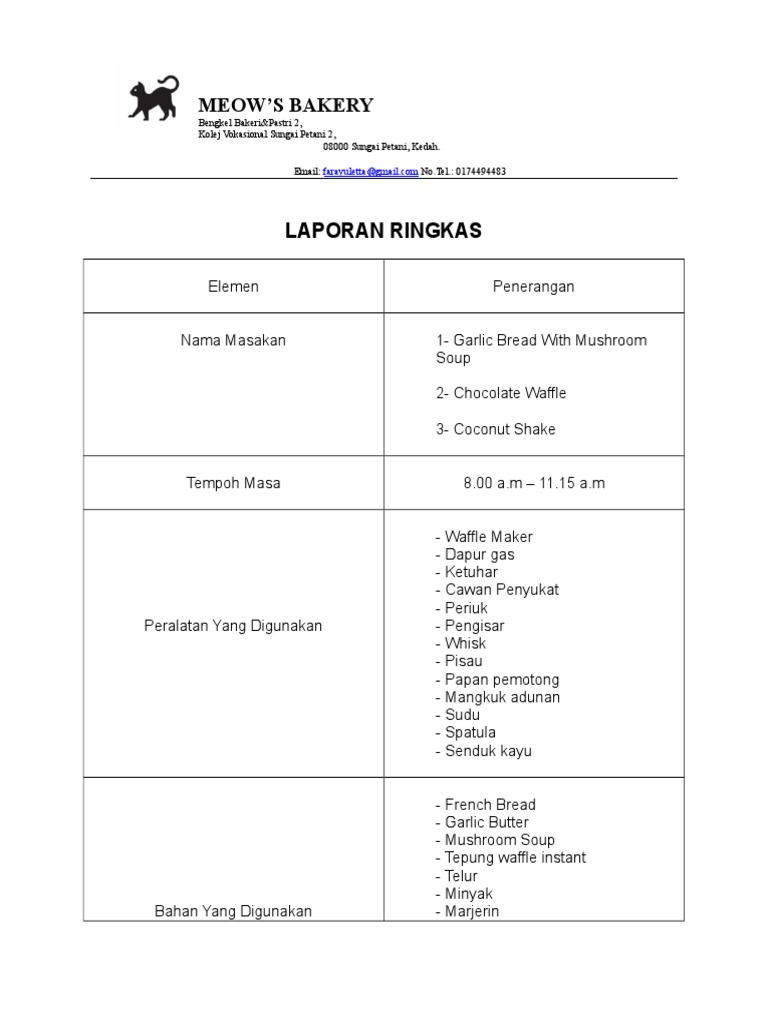 Laporan Ringkas | PDF