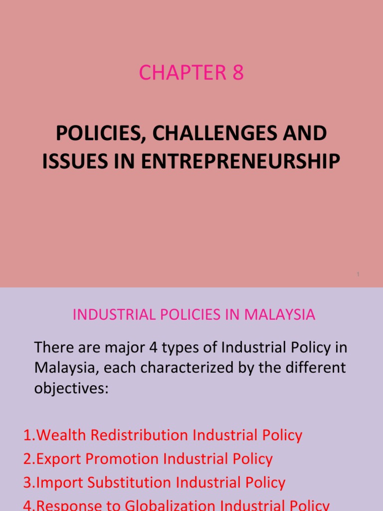 Chapter 8 Issues in Entrepreneurship (Latest) | PDF | Intellectual ...