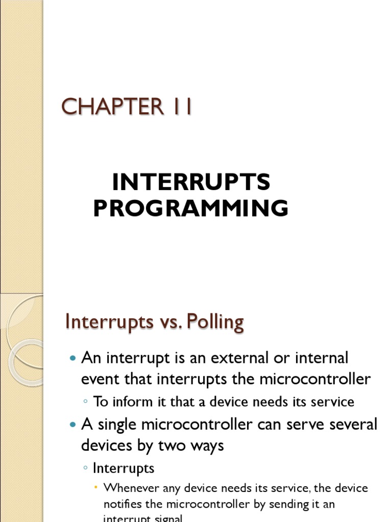 8051 Interrupt | PDF | Microcontroller | Subroutine