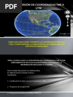 Proyección UTM en México: Guía INEGI | PDF | Geodesia | Metrología