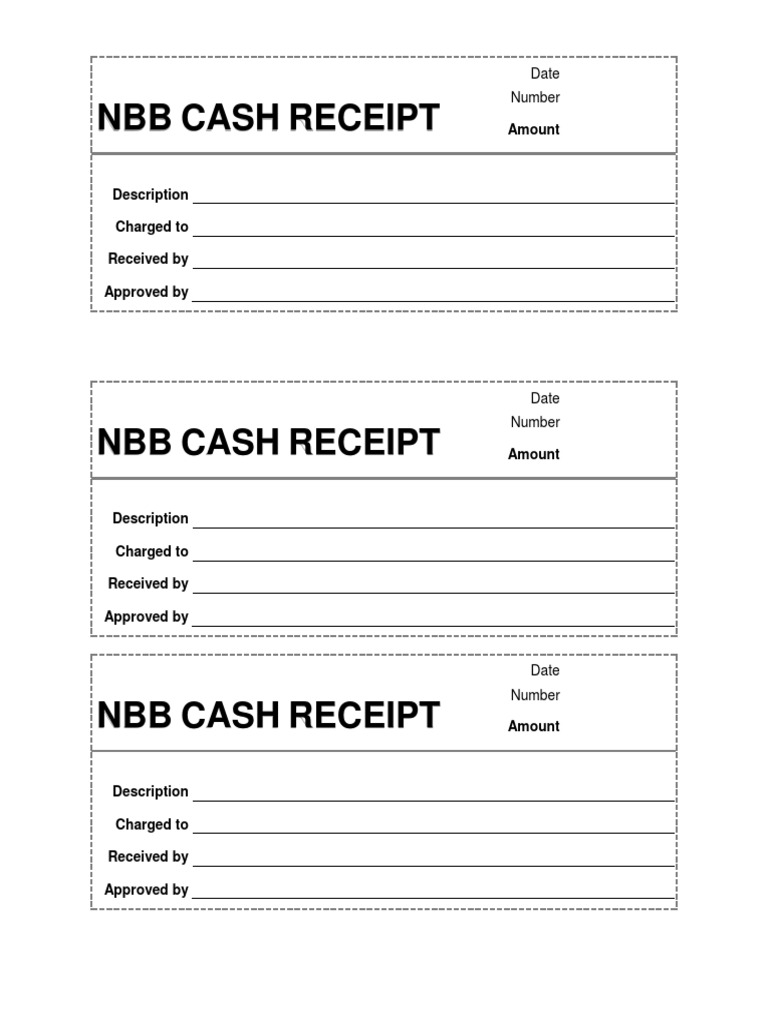 Cash Receipt | PDF