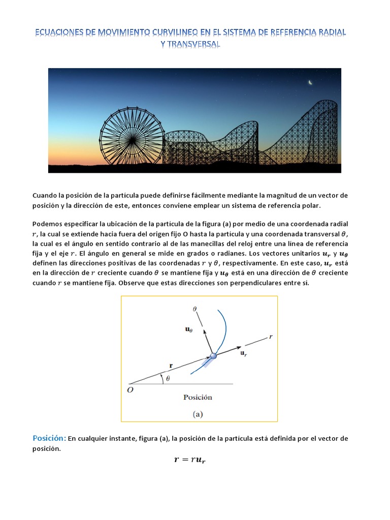 Radial y Transversal | PDF | Aceleración | Vector Euclidiano