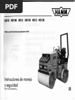 Hamm HD13 HD14 Tandem Roller Tractor Operating Manual PDF | PDF