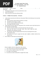 Example Form 1 Science Paper (With Answers) | PDF | Combustion ...