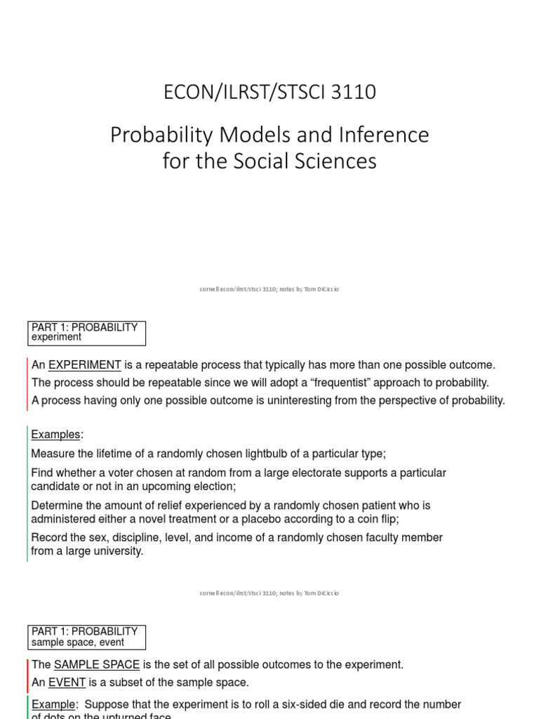 Introduction To Probability | PDF | Probability | Combinatorics