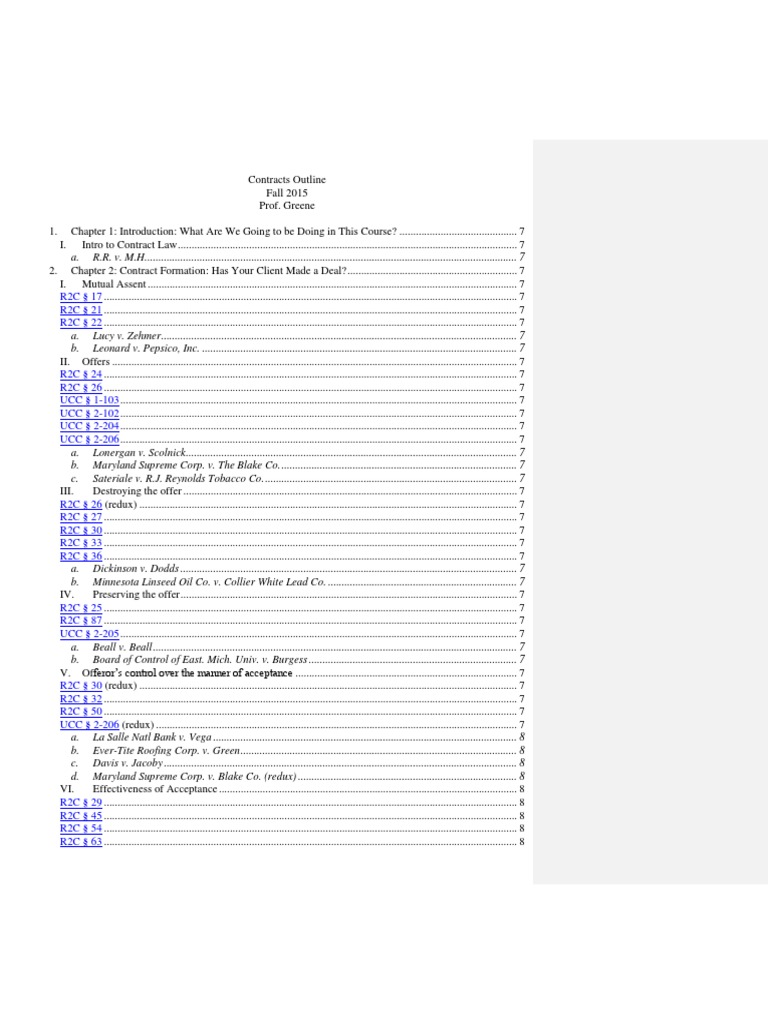 Green Contracts | PDF | Offer And Acceptance | Contractual Term