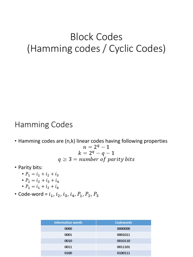 Cyclic Codes | PDF | Discrete Mathematics | Encodings