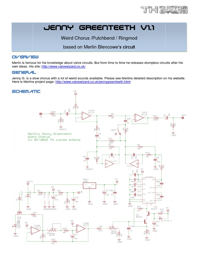 Jenny Greenteeth V1.1: A Weird Chorus, Putchbend, and Ringmod Effect ...