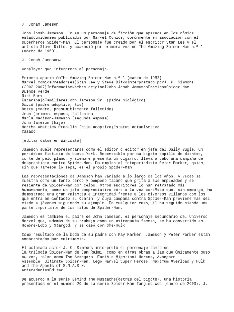 Los Comics Mas Populares de La Historia | PDF | Hombre araña ...