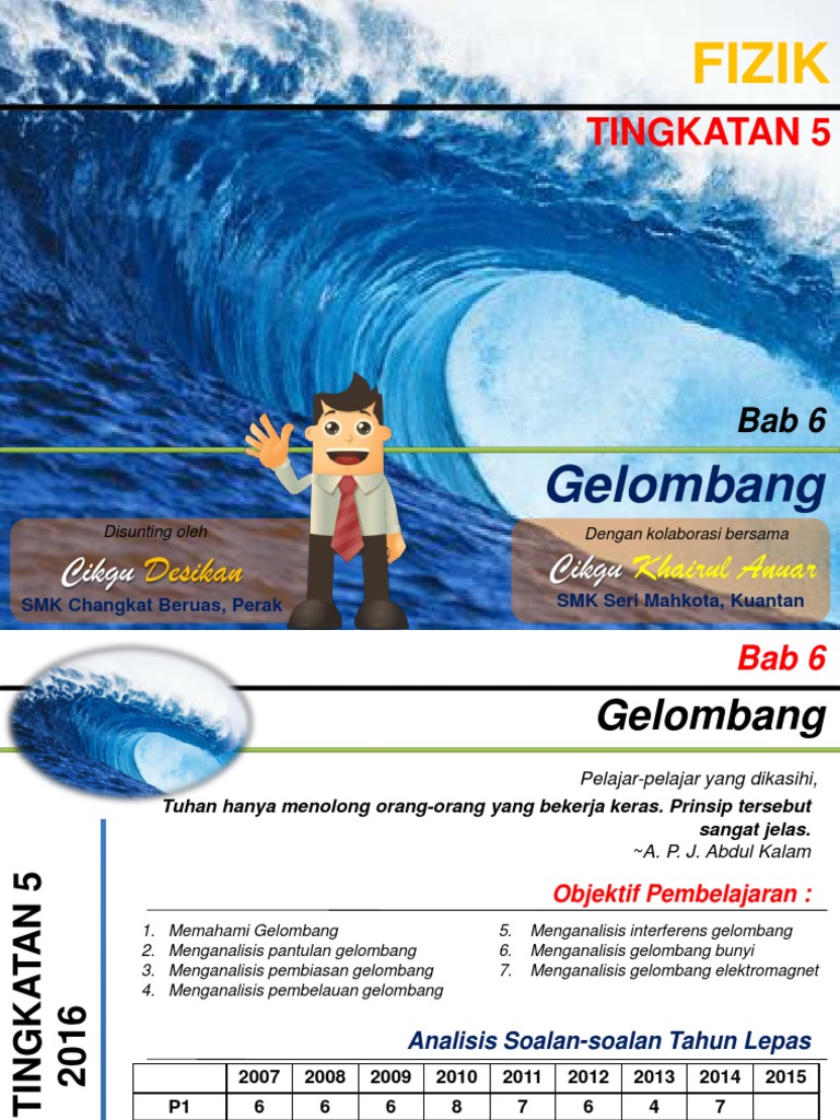 Gelombang Membujur dan Tangki Riak | PDF