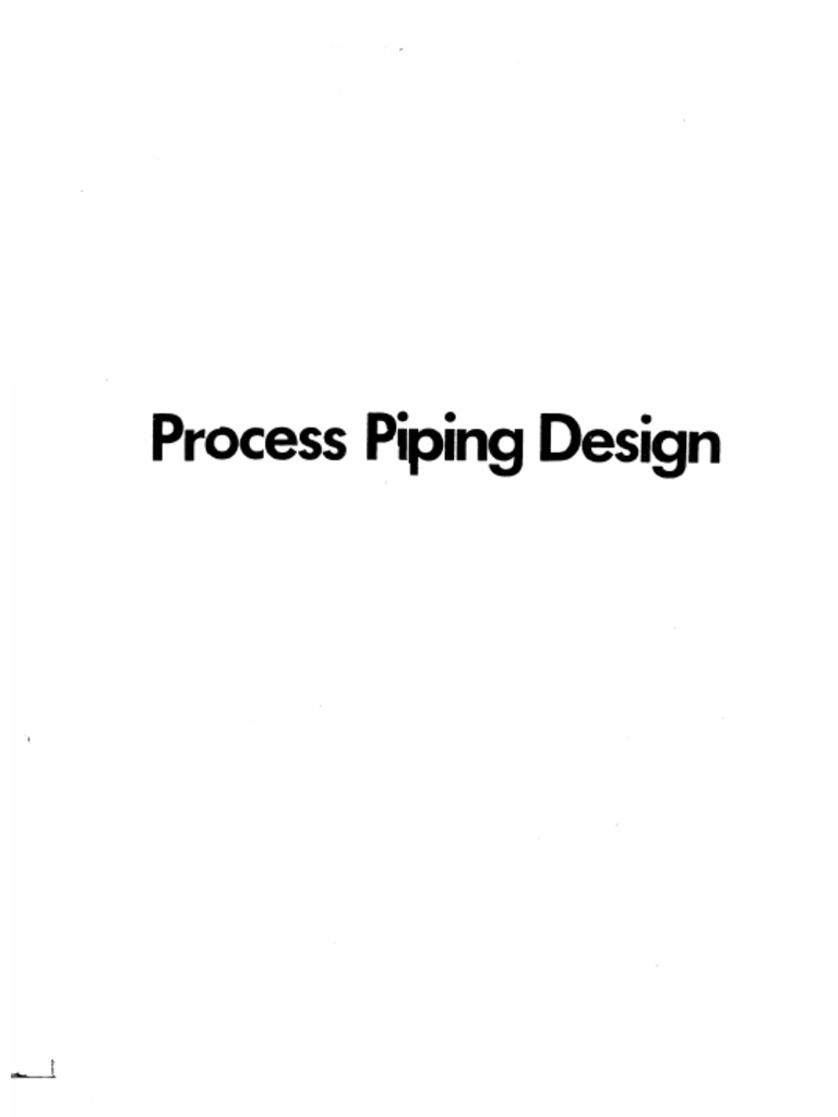 Process Piping Design PDF | PDF