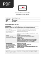 Formal Lesson Plan Ela First Grade | PDF | Reading Comprehension ...