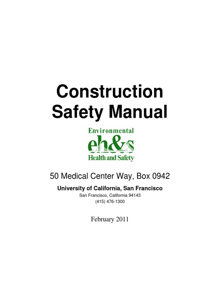 Construction Safety Manual | PDF | Asbestos | Personal Protective Equipment