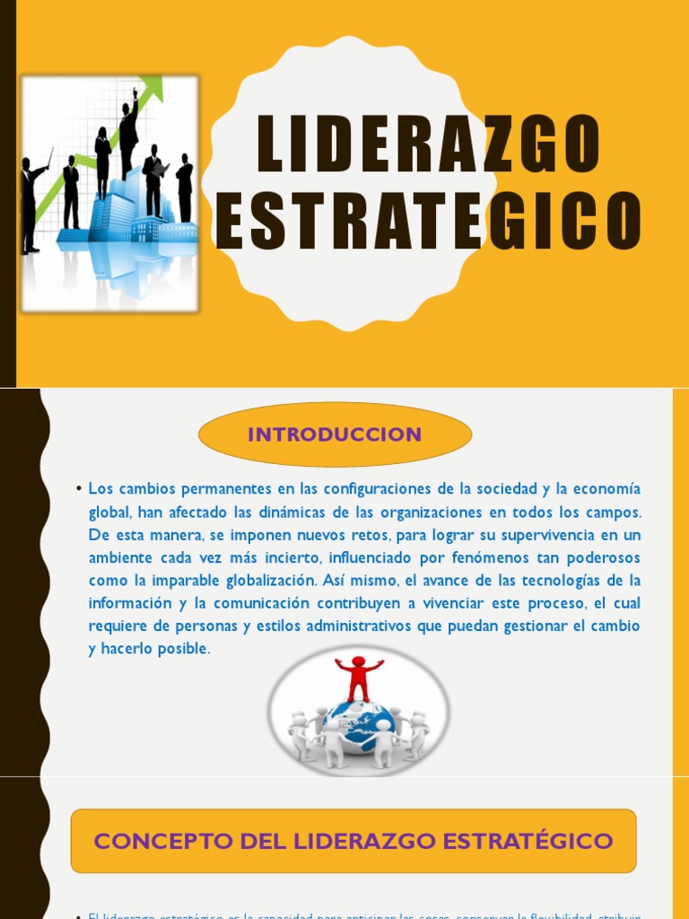 Liderazgo Estrategico | Descargar gratis PDF | Liderazgo | Conceptos psicologicos