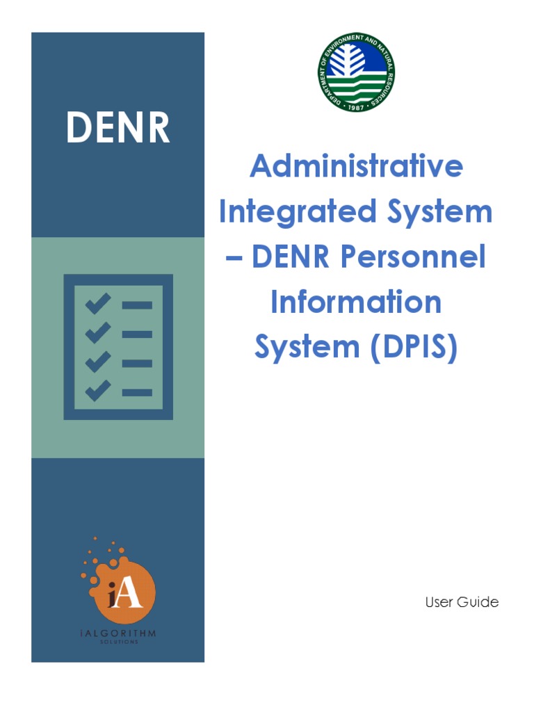 Denr Dpis User Guide | PDF | Icon (Computing) | Password