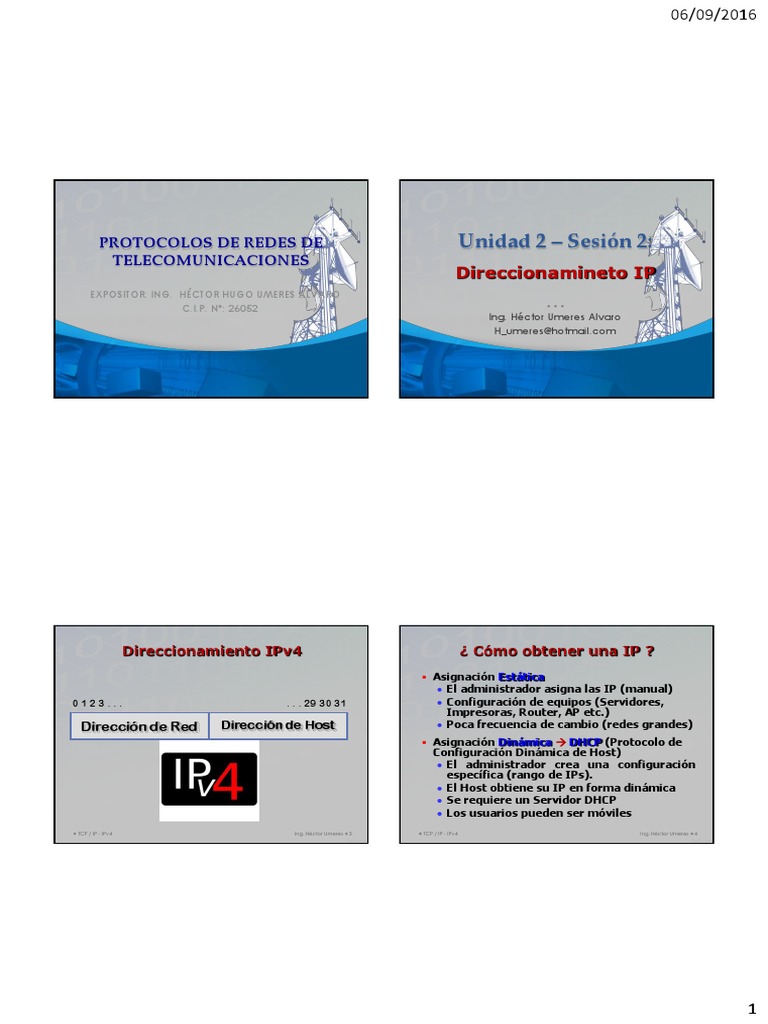 IPv4-Direccionamiento IP | PDF | Dirección IP | Protocolos de comunicaciones