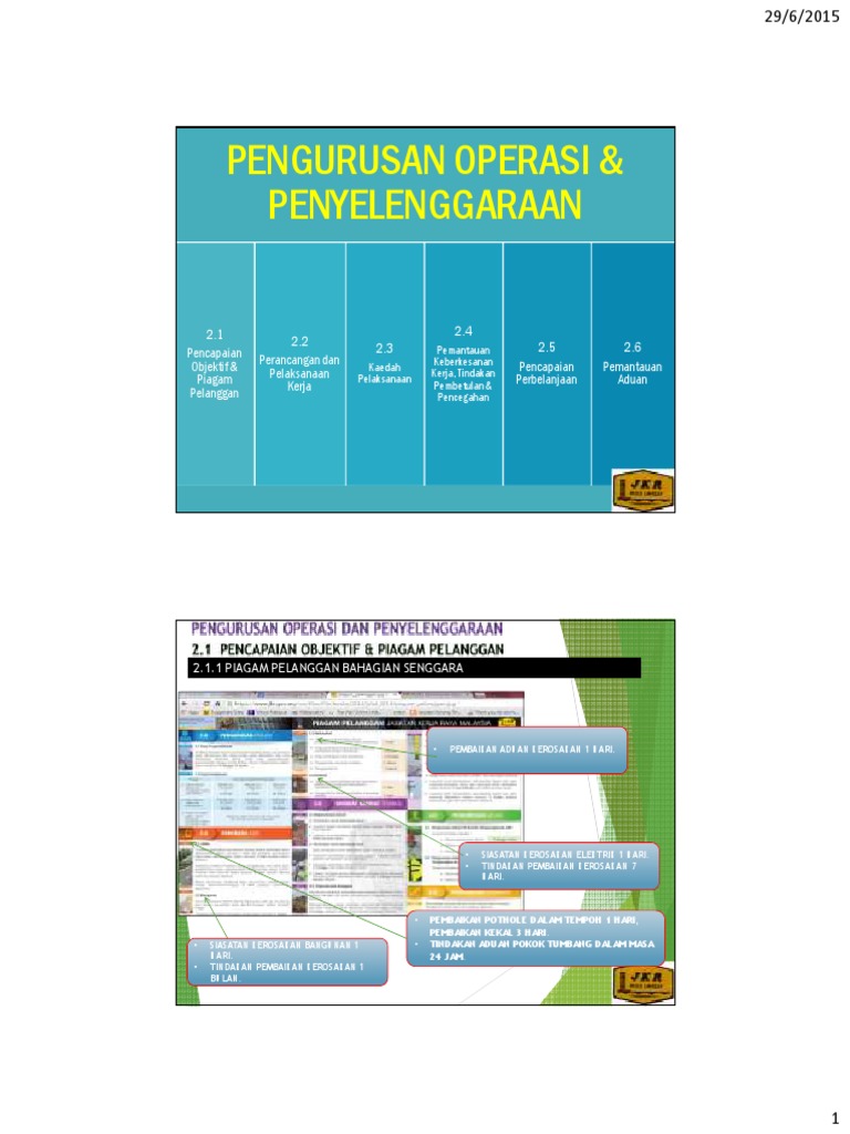 3-Kriteria 2 Pengurusan Operasi Dan Penyenggaraan PDF | PDF